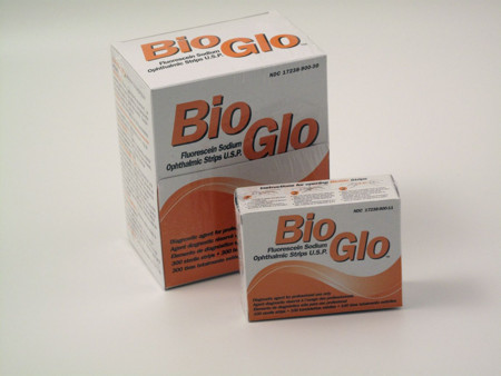 BioGlo fluoresceine strips | Medical Workshop
